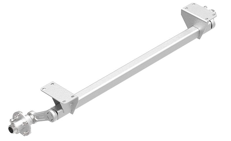 Rubber torsion axle 1500 lbs