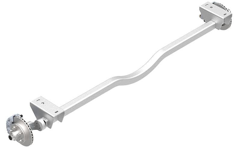 Rubber torsion axle 3750 lbs