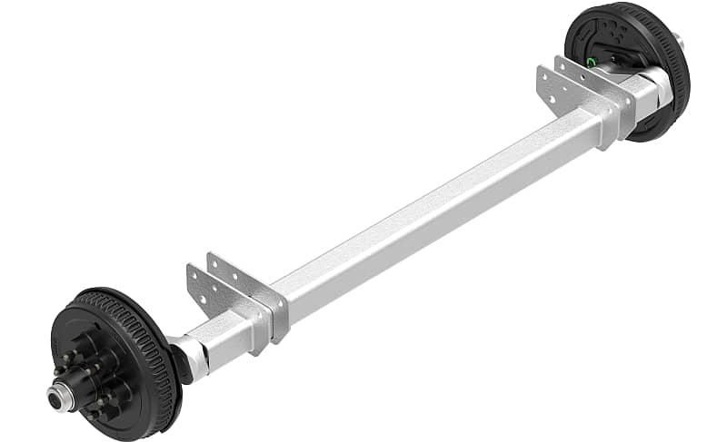 Rubber torsion axle 6000 lbs